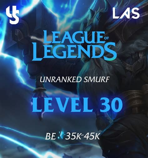 ⭐ Las ️ Lvl 30 35000 50000 Be ⭐ Instant Delivery Perfect Smurf