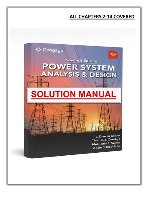 Solutions Manual Power System Analysis And Design 7th Edition By