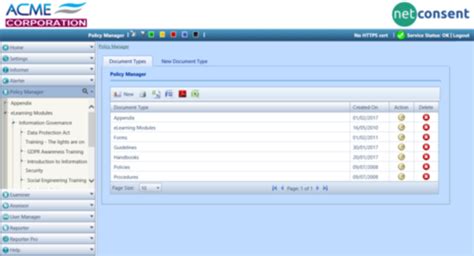 NETconsent Policy Manager Compre Agora Na Software Br