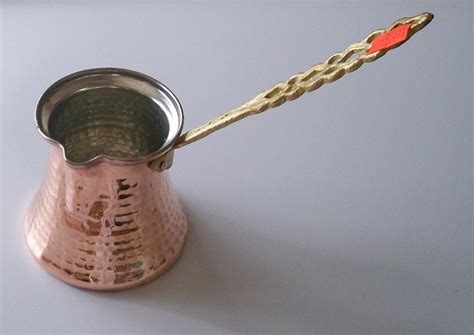 Amazon Turkish Coffee Pot With Medal Handle Large Size 4 Ppl