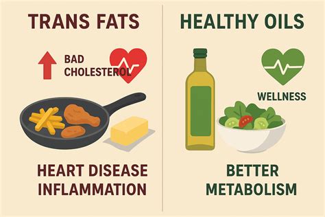 Trans Fats In Cooking Oil And Fats Healthier Alternatives