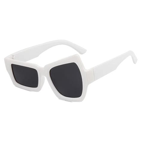 Retro Asymmetric Unisex Novelty Sunglasses Funny Eyewear For Party