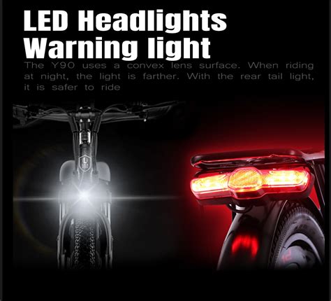 RANDRIDE Y Electric Bike In V AH Km H W Motor Black