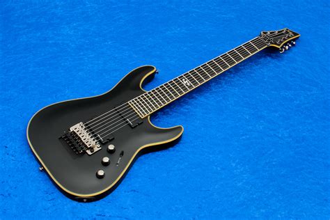 Schecter Blackjack ATX C-7 FR ABSN Aged Black Satin *NEW black jack C7 ...