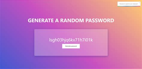 Random Password Generator Learn Modern React Js By Projects For Free