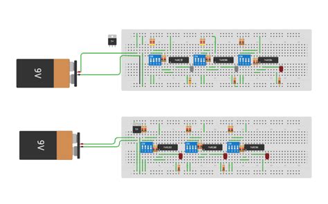 circuit design circuito 7432 tinkercad