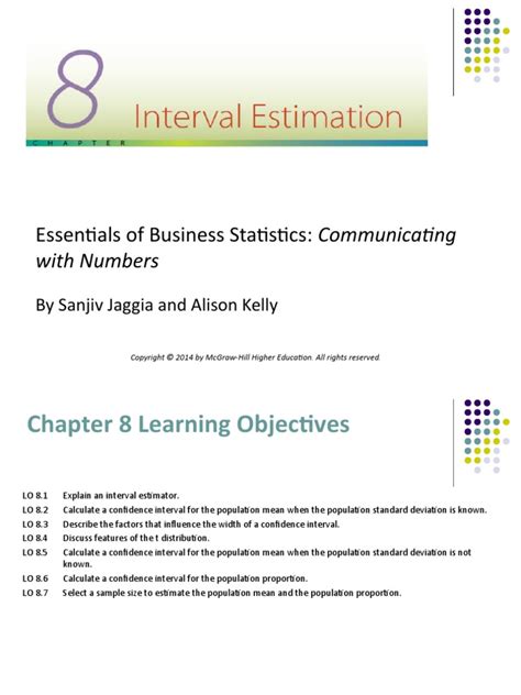 chapter 8 interval estimation pdf confidence interval sample size
