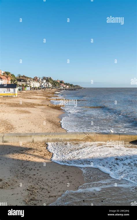 View Along The Promenade At Felixstowe Beach Looking Towards Cobbolds
