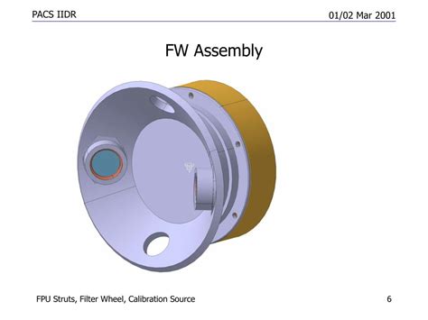 Ppt Fpu Struts Filter Wheel Calibration Source Powerpoint