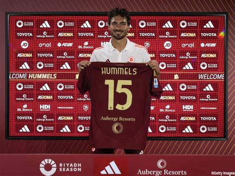 ドルトムント退団のフンメルス、新天地はローマに決定 クラブ7人目のドイツ人選手に
