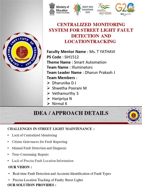 Centralized Monitoring System For Street Light Fault Detection And Locationtracking Pdf
