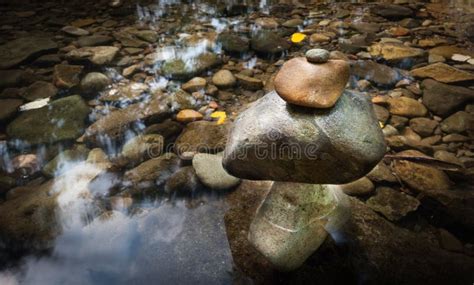 Paisaje De La Meditación Del Zen Ambiente Tranquilo Y Espiritual De La