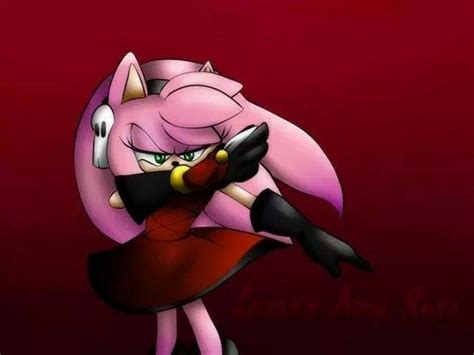 Evil Amy Rose Amy Rose Rosé Fanart Rosy The Rascal