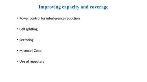 Improving Coverage And Capacity In Cellular Systems Docx