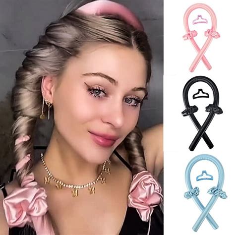 Woman Heatless Curling Rod Heatless Hair Curls Headband Make Hair Soft