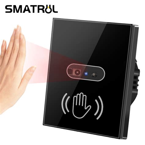 Smatrul Wall Infrared Sensor Light Switch No Touch Motion Sensor Switch