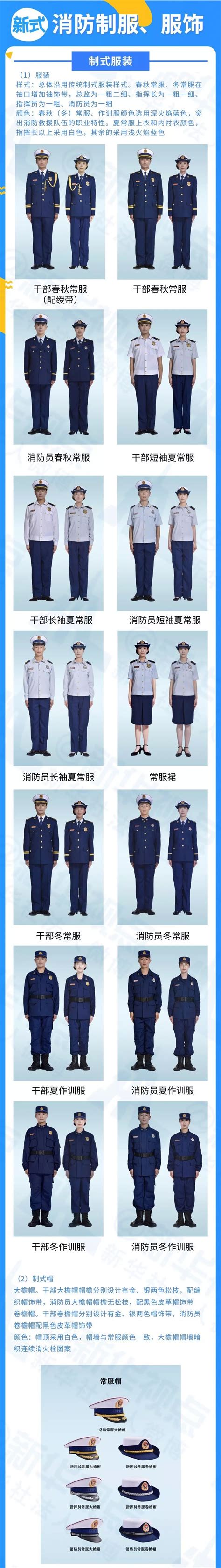 新式消防制服服饰亮相！附消防救援衔标志式样和佩带办法 搜狐大视野 搜狐新闻