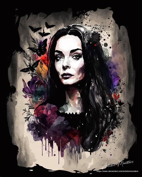 Morticia Addams By Artisticmonsters On Deviantart