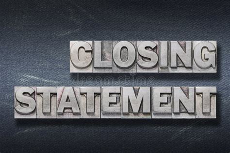 Closing Statement Stock Illustrations 204 Closing Statement Stock Illustrations Vectors