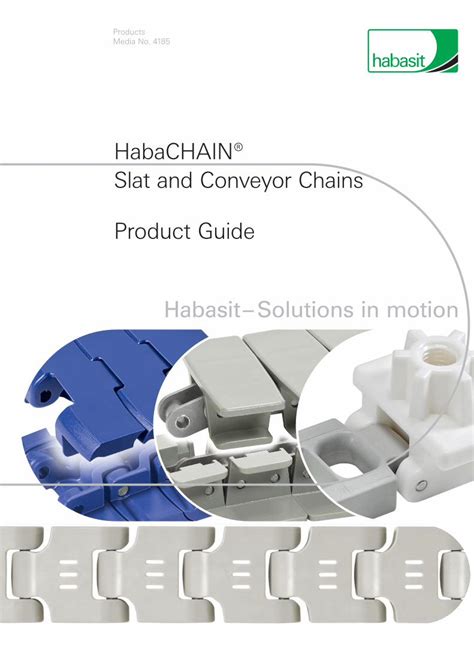 pdf habachain® slat and conveyor chains product guide multi hub