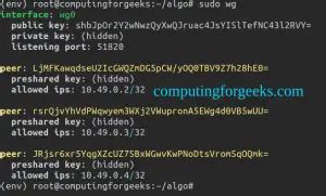 Setup WireGuard And IPsec VPN Server On Ubuntu 22 04 ComputingForGeeks