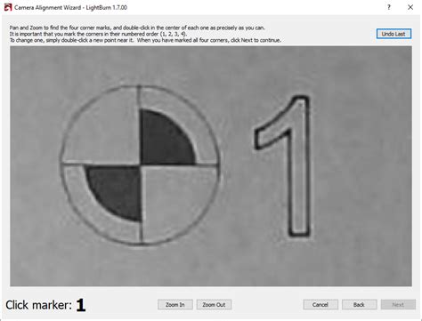 Camera Alignment Lightburn Documentation