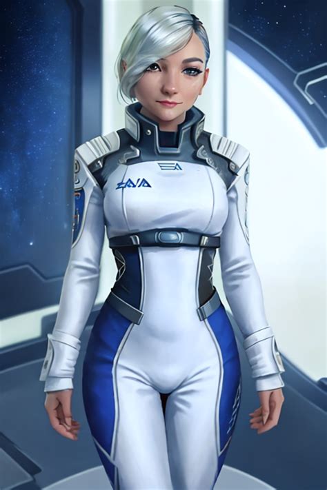 Mass Effect Alliance Navy White Edition By Kaleidia On Deviantart