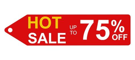 Premium Vector Hot Sale Price Offer Deal Template Sticker Design