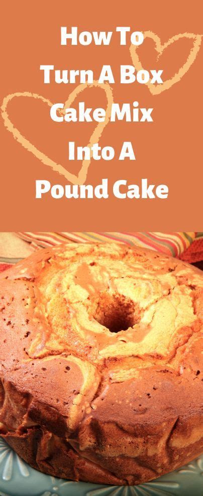 Pound Cake Recipe With Cake Mix Spice Cake Mix Recipes Pound Cake