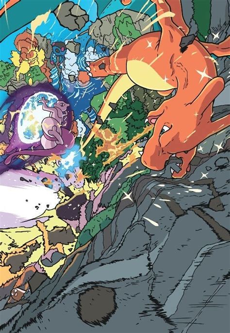 Charizard Mewtwo Poster Perfect For A T Present Holiday Birthday