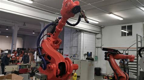 Robot Abb Irb 7600 M2004 With Irc5 Controller At Eurobots Youtube