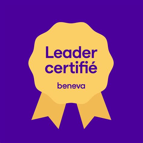 Cest Avec Un Sentiment De Grande Fierté Que Jannonce Ma Certification En Leadership Beneva