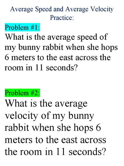 Speed Vs Velocity Quiz 1 4 Pdf
