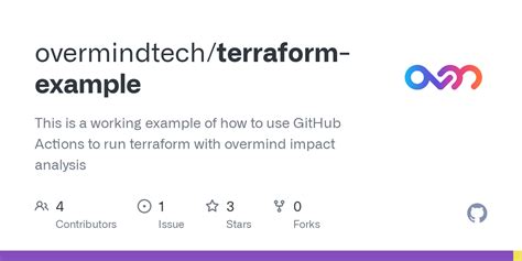 Github Overmindtechterraform Example This Is A Working Example Of How To Use Github Actions