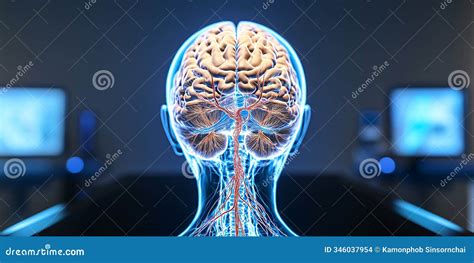 Human Brain Anatomy Neurological System Neural Pathways 3D Medical Illustration Stock ...