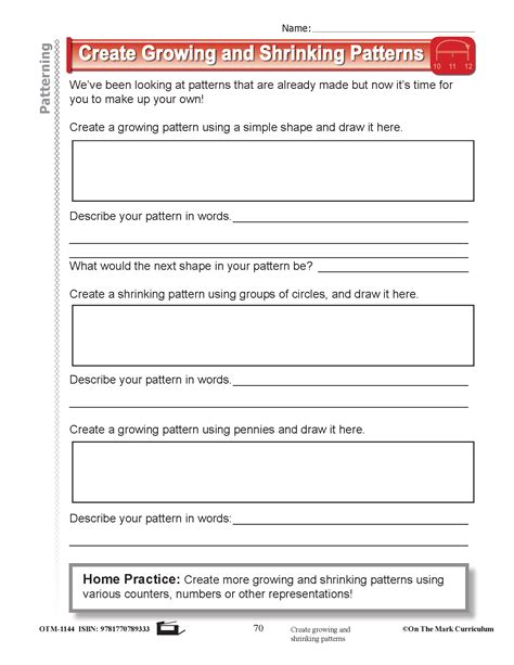 Improve 2nd Grade Patterning Skills