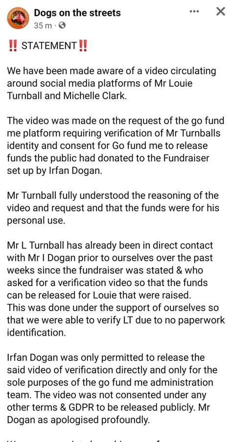 DOTS releases a statement about the leaked gofundme verification video after receiving threats ...