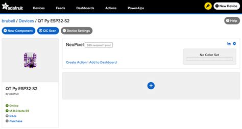 Neopixel Led Blink Adafruit Qt Py Esp32 S2 And Qt Py Esp32 S2 With Ufl Antenna Adafruit