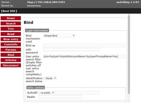웹 기반의 LDAP 브라우저 web2ldap DSMENTORING