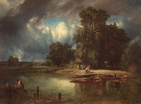 The Approaching Storm By Constant Troyon Fine Art Print