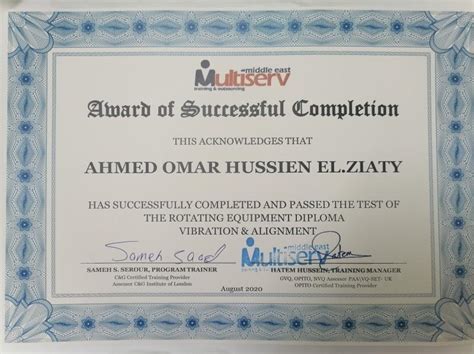 Vibrationanalysis Alignment Ahmed Omar
