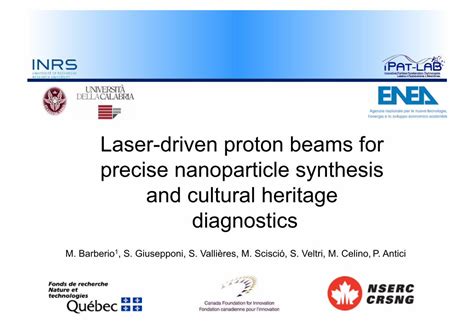 Pdf Laser Driven Proton Beams For Precise Nanoparticle Dokumentips