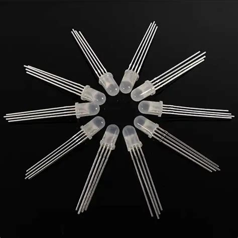 Jstronic Tricolor Mm Rgb Led Diodes Pcs Packet