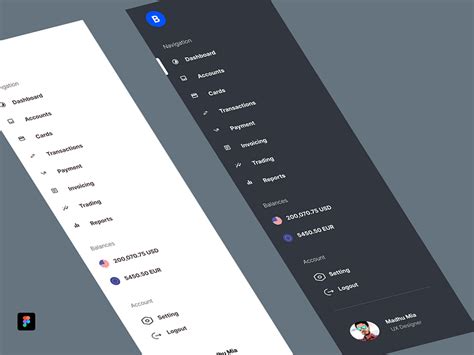 Admin Dashboard Sidebar Design By Madhu Miah On Dribbble