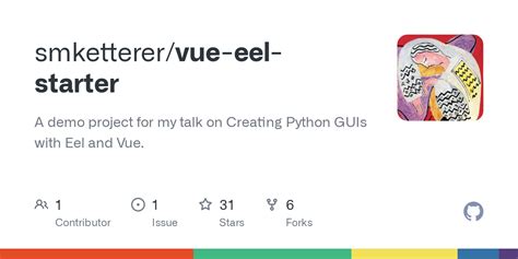 Github Smketterervue Eel Starter A Demo Project For My Talk On Creating Python Guis With Eel
