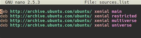 How To Change Ubuntu Repository Mirror Sources