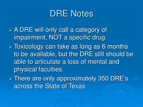 Ppt Drug Recognition Expert Dre Powerpoint Presentation Free