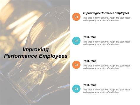 Improving Performance Employees Ppt Powerpoint Presentation Styles Display Cpb Templates