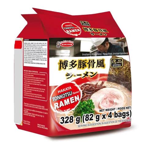 Buy Acecook Ippin Ramen Hakata Tonkotsu Flavour 82g4 Bags 328g