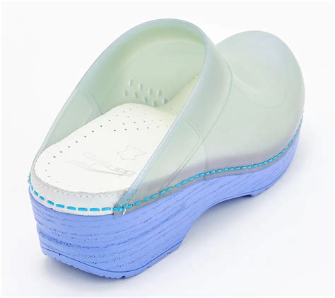 Dansko Open Back Translucent Clogs Sonja